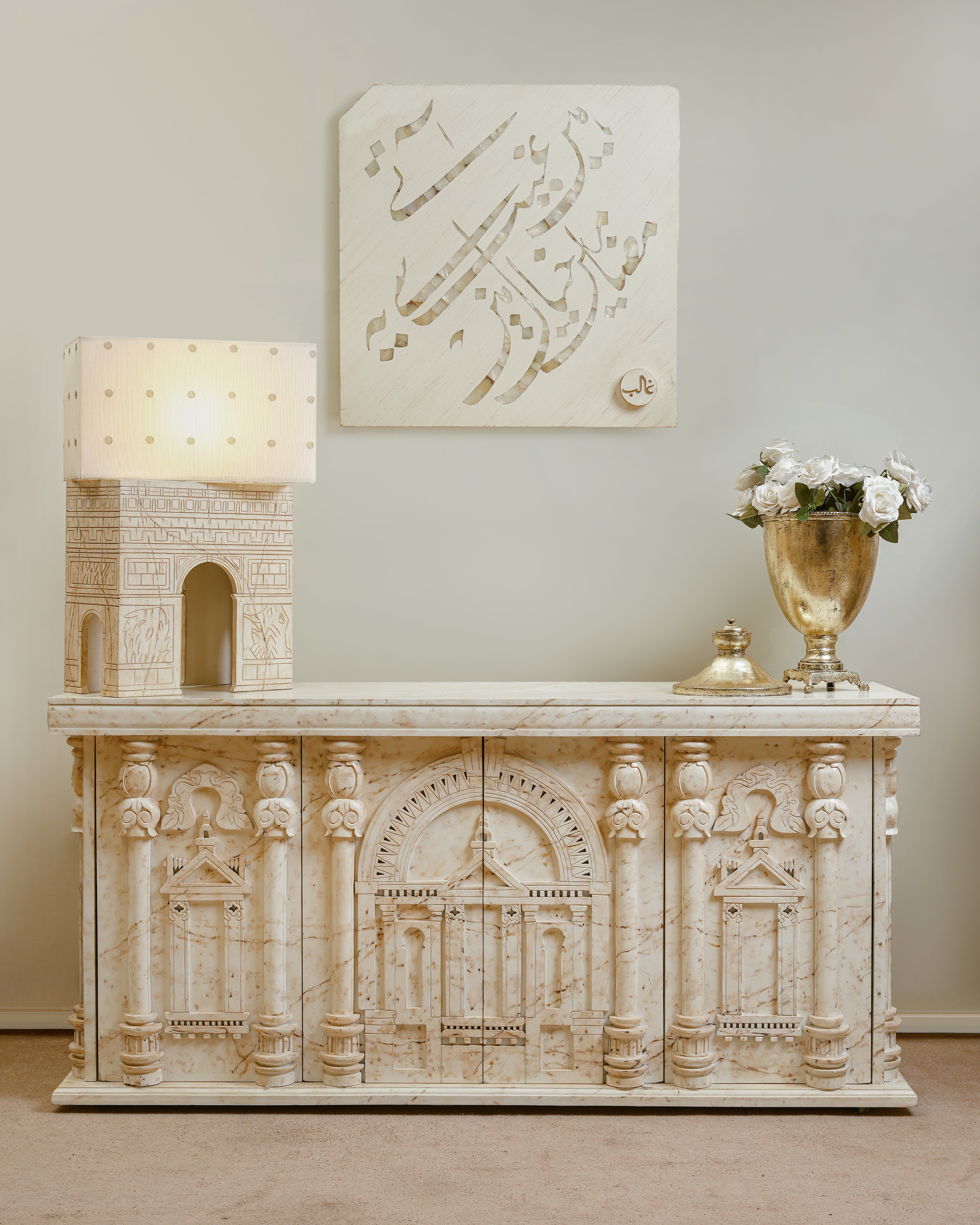 Roman Sideboard | Handmade Furniture in Pakistan | Kalamkaar